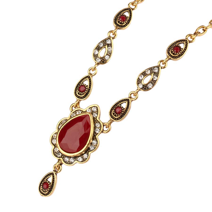 Ethnic Turkish style Necklaces for Women, Vintage Gold Color - Gold Secret